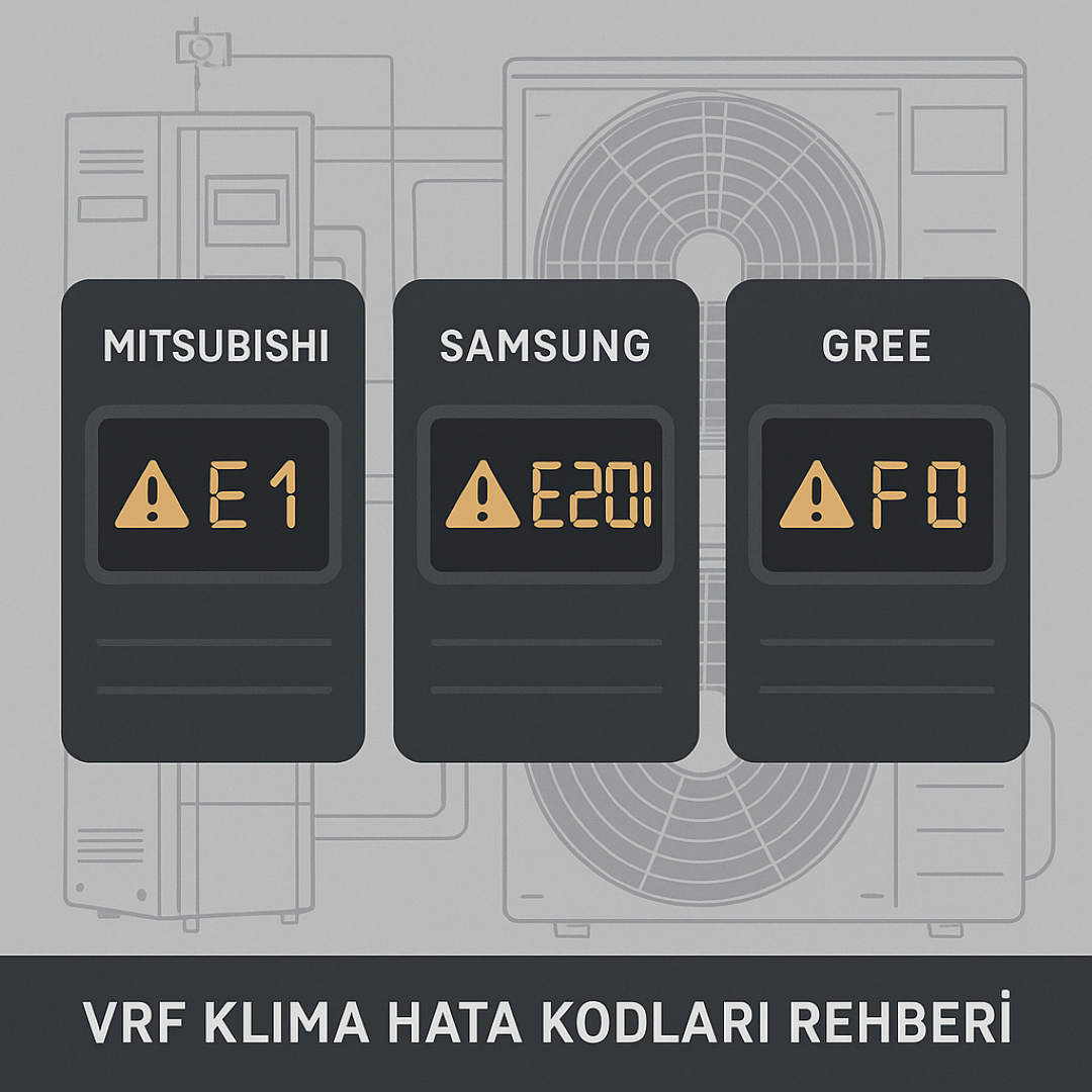 VRF Klima Hata Kodları Rehberi | VRF Klimalar